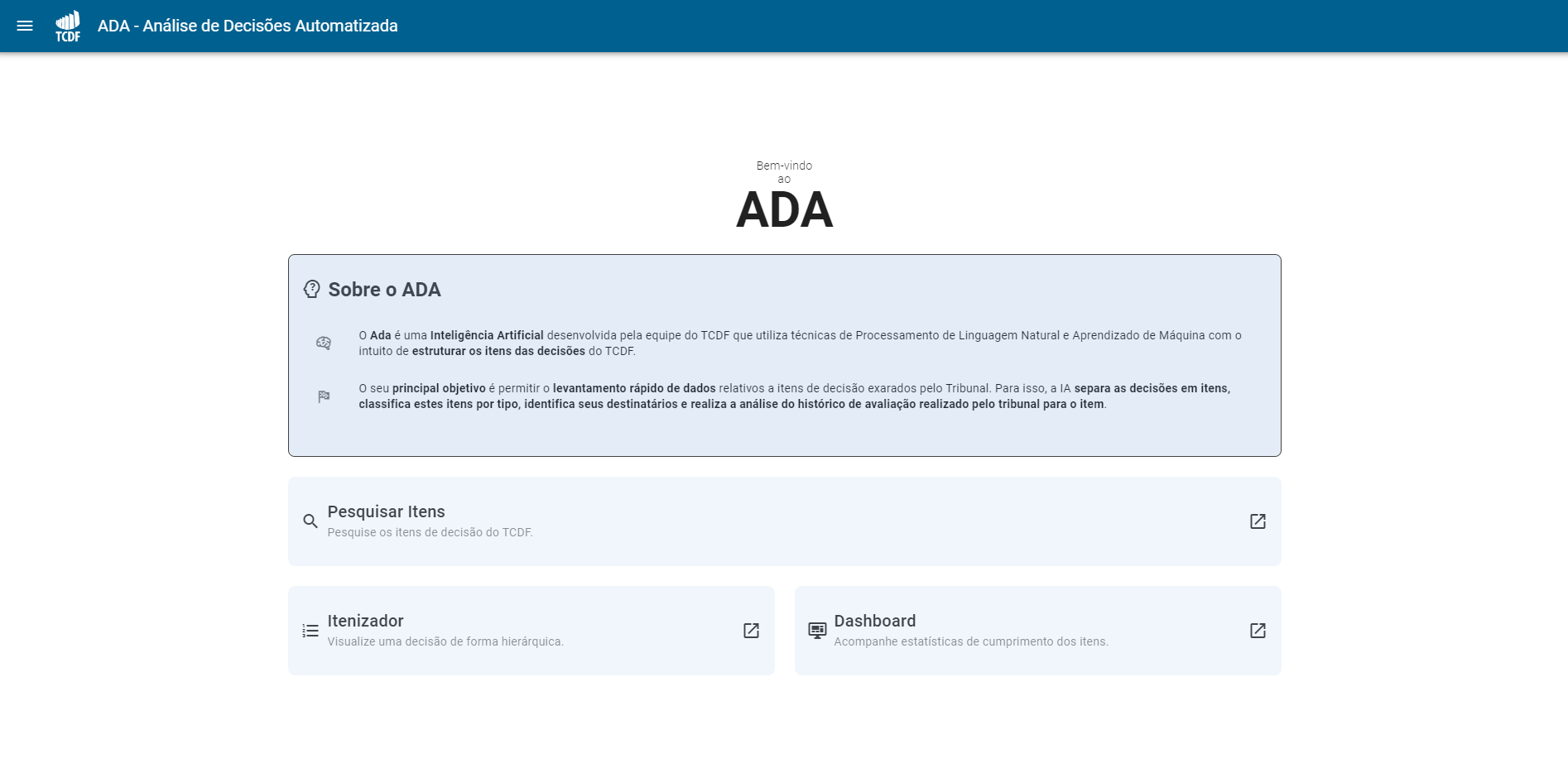 ADA - Introdução | TCDF doc