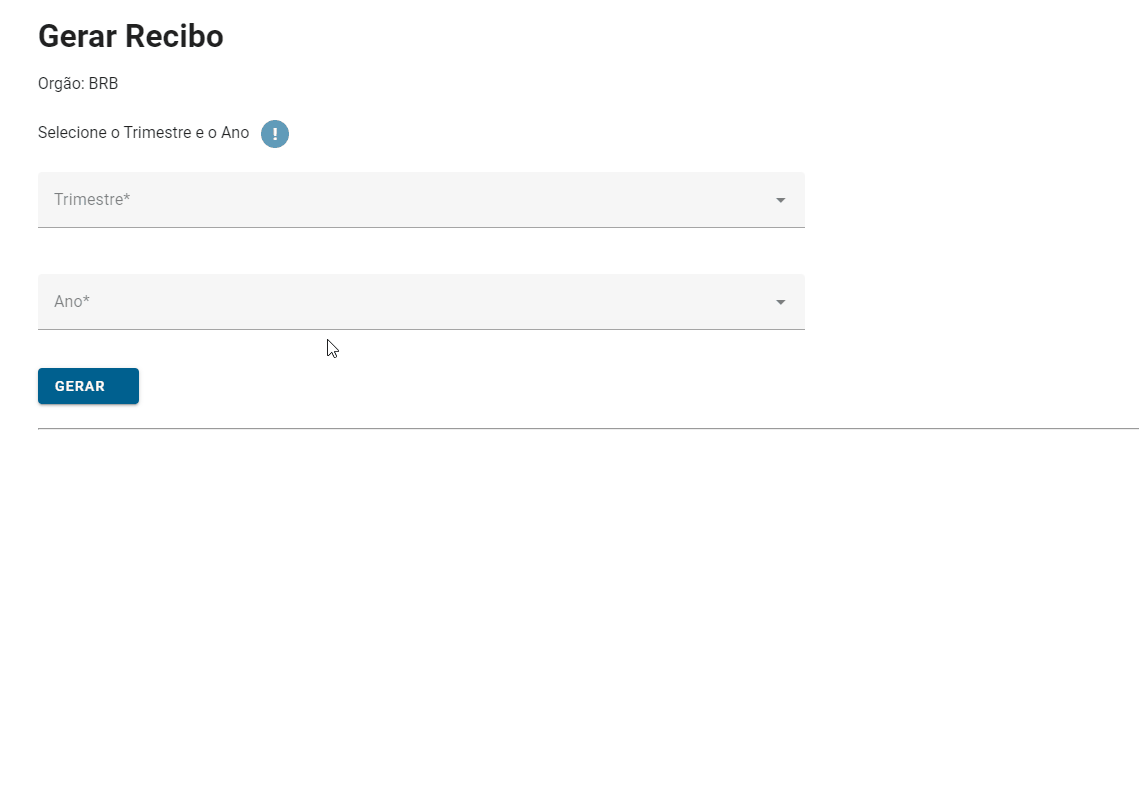 SEND - Gerar Recibo | TCDF doc