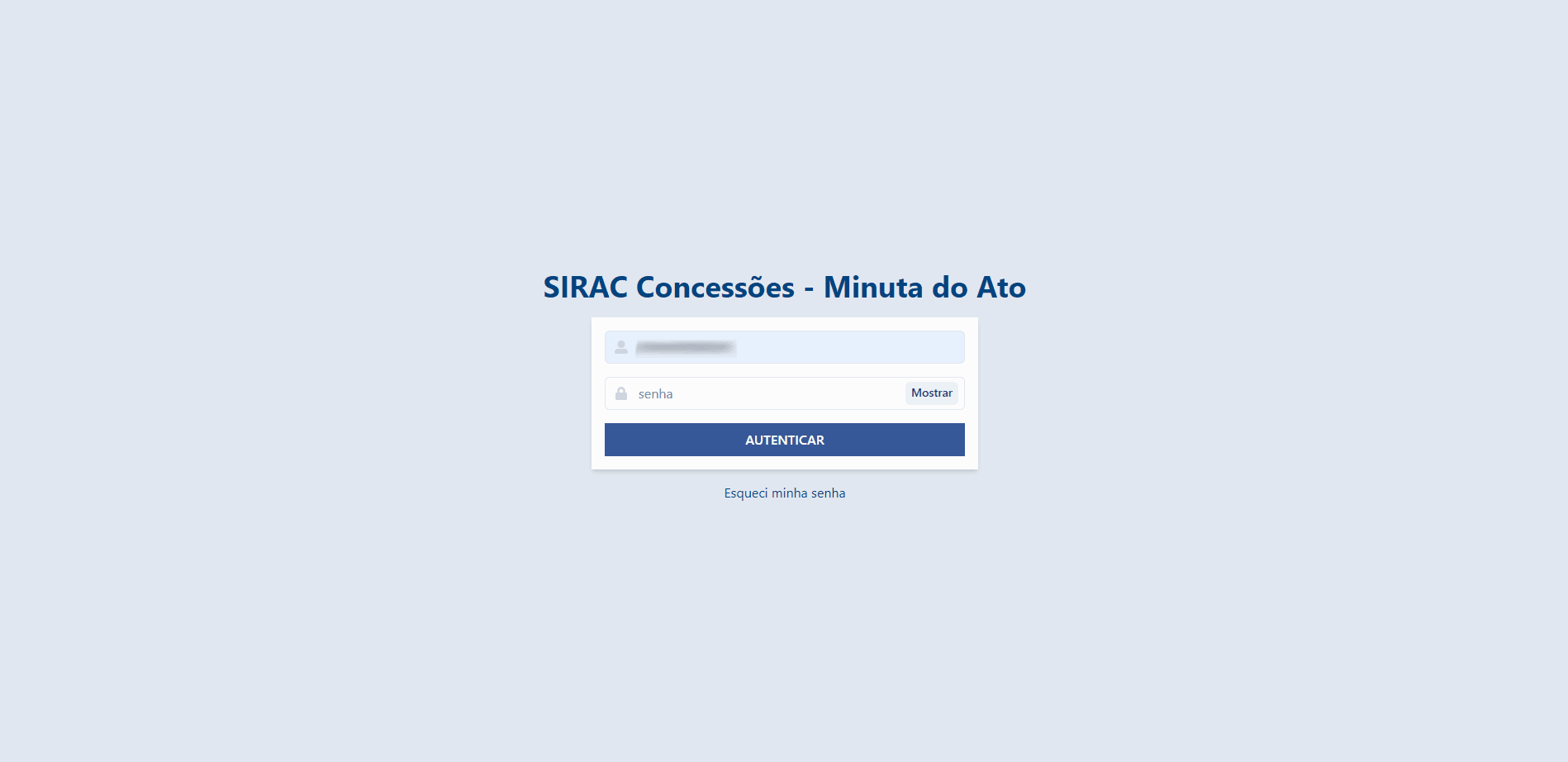 SIRAC Concessões - Minuta do Ato | Pesquisa | TCDF doc